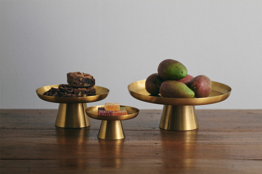 【一日一小器】fog linen work -黃銅蛋糕高台 - 小器通信